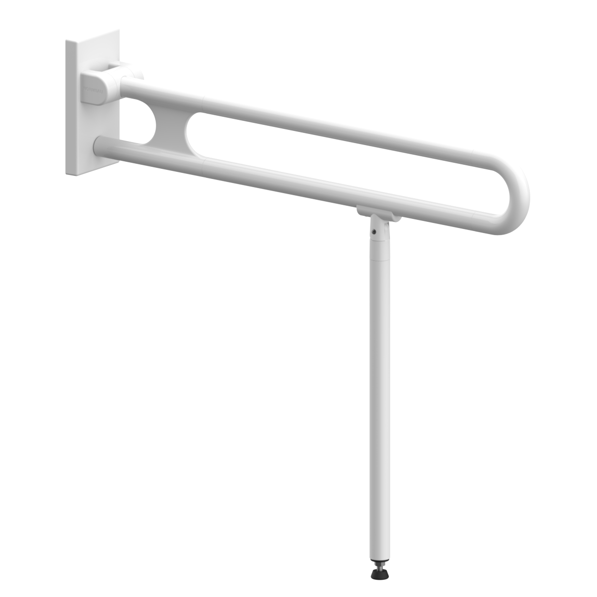 Nylon Care Barre d'appui rabattable vario, avec platine de fixation ...